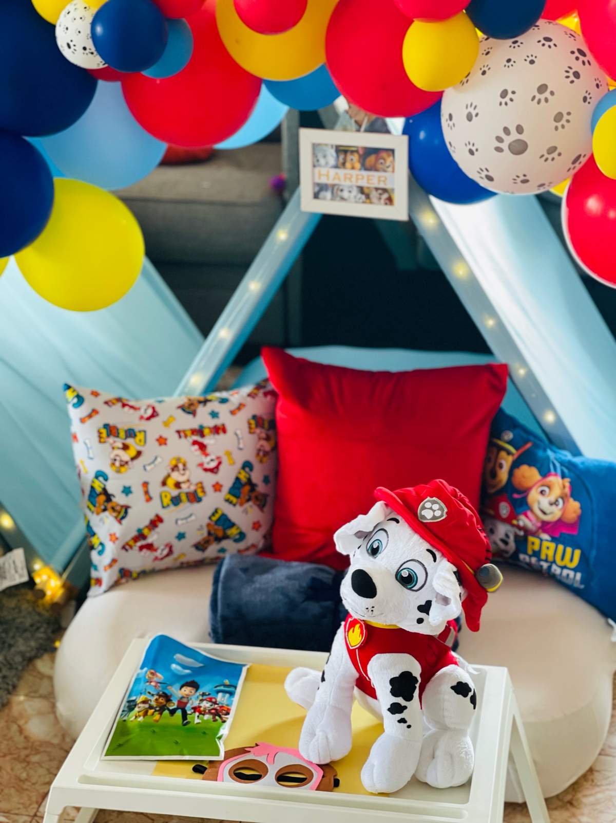 Hosting a Paw Patrol Movie Night Sleepover Party!