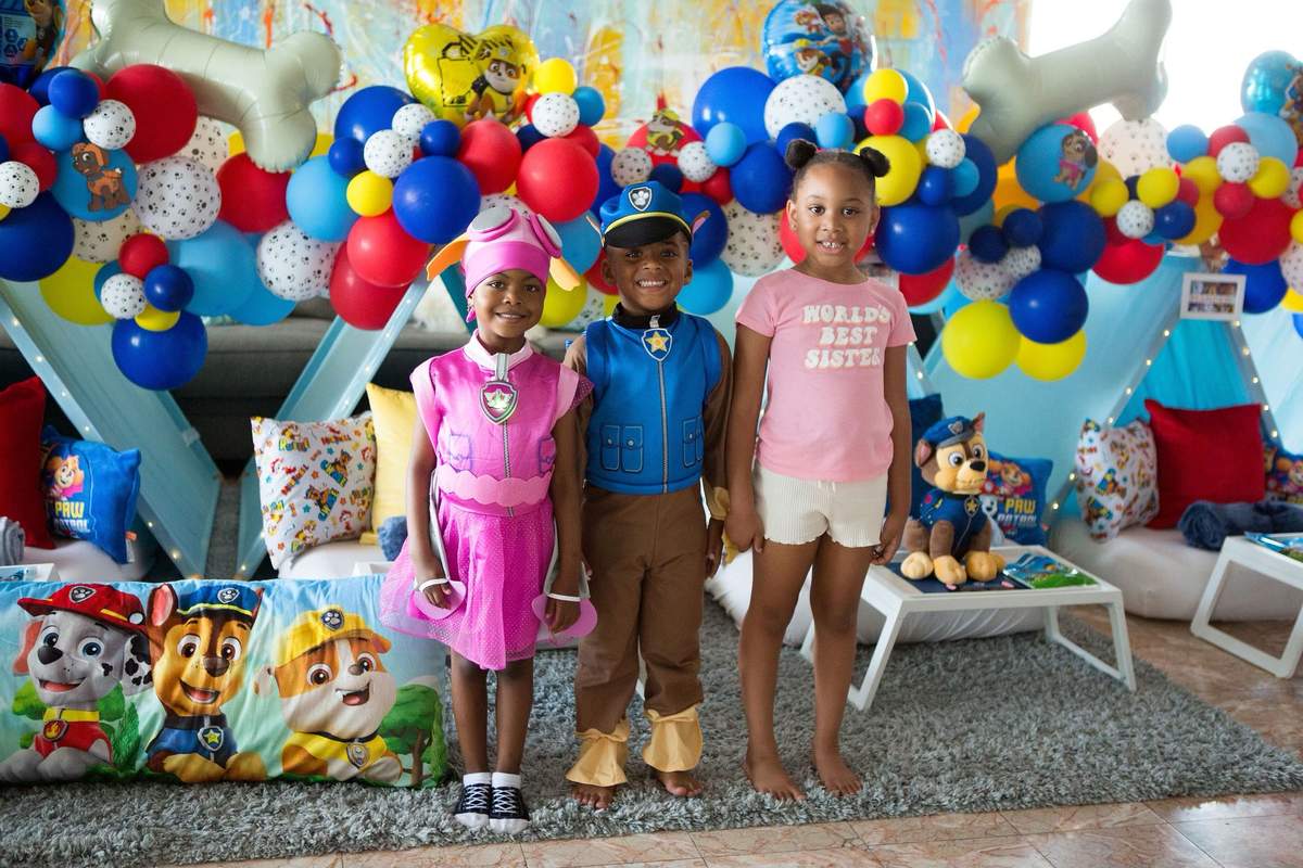 Hosting a Paw Patrol Movie Night Sleepover Party!