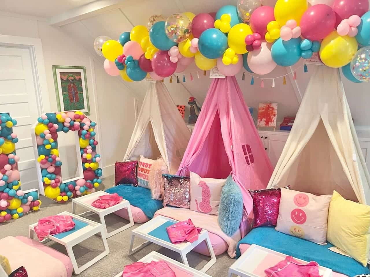 Designer-themed Deluxe Tent Rental: Sleepover Party Shop