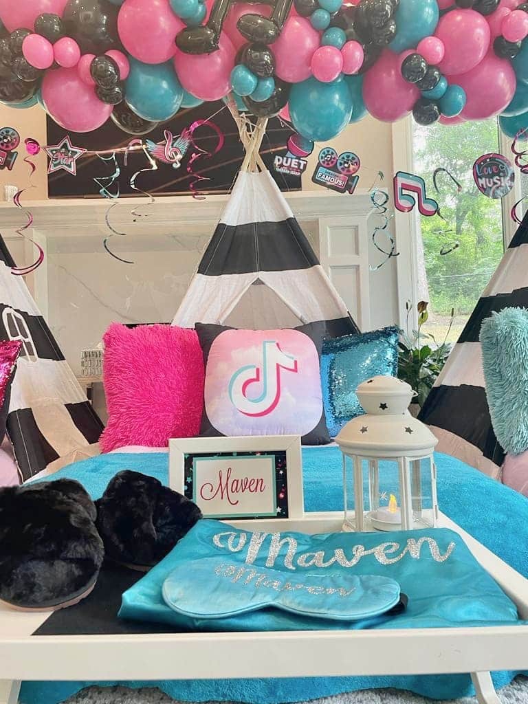 Designer-themed Deluxe Tent Rental: Sleepover Party Shop