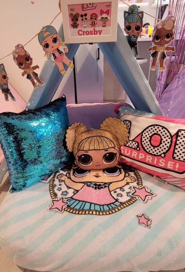 Aqua A Frame Tent with Canvas Bag - Sleepover Party Shop