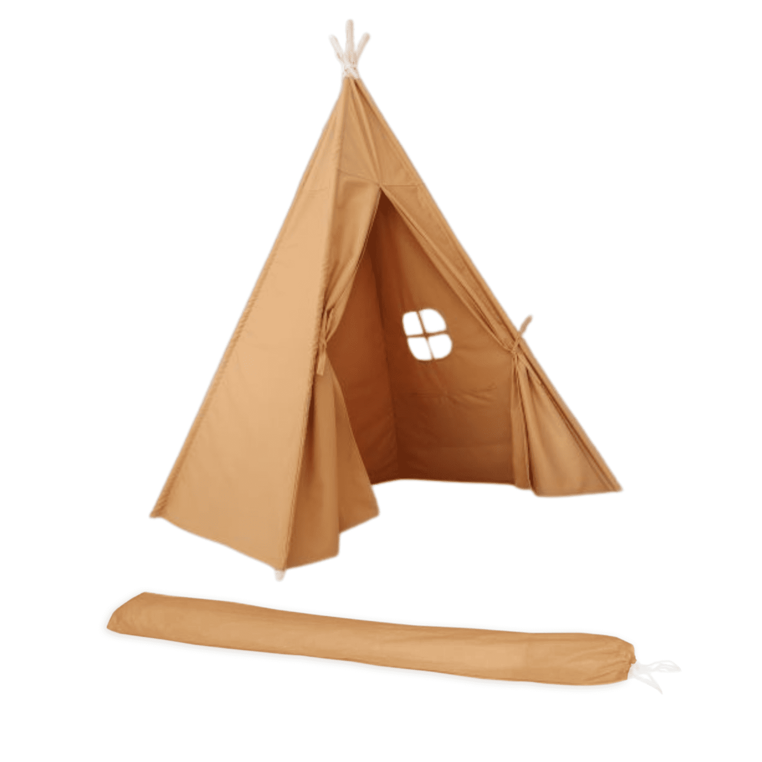 Gold Teepee Tent with Canvas Bag - Sleepover Party Shop