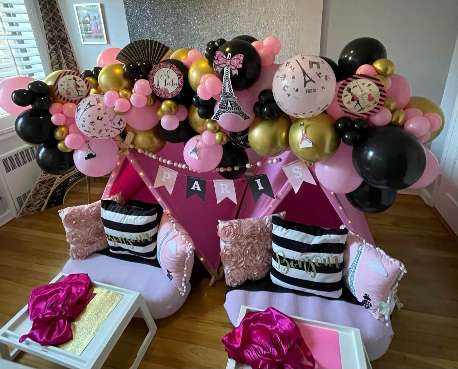 Paris Dreams A Frame 7 pc Sleepover Set - Sleepover Party Shop