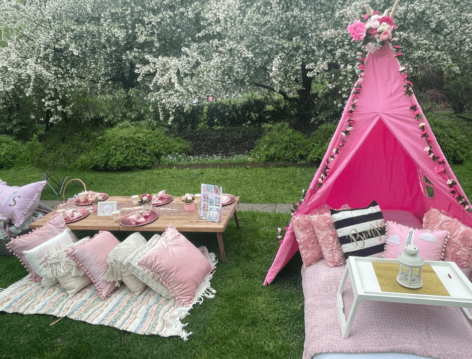 Picnic Soirée Rental Package NYC, NJ: SleepoverPartyShop