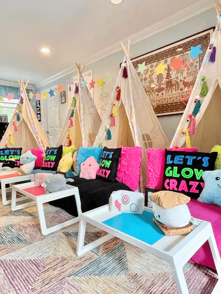 Let’s Glow Crazy Theme - Sleepover Party Shop