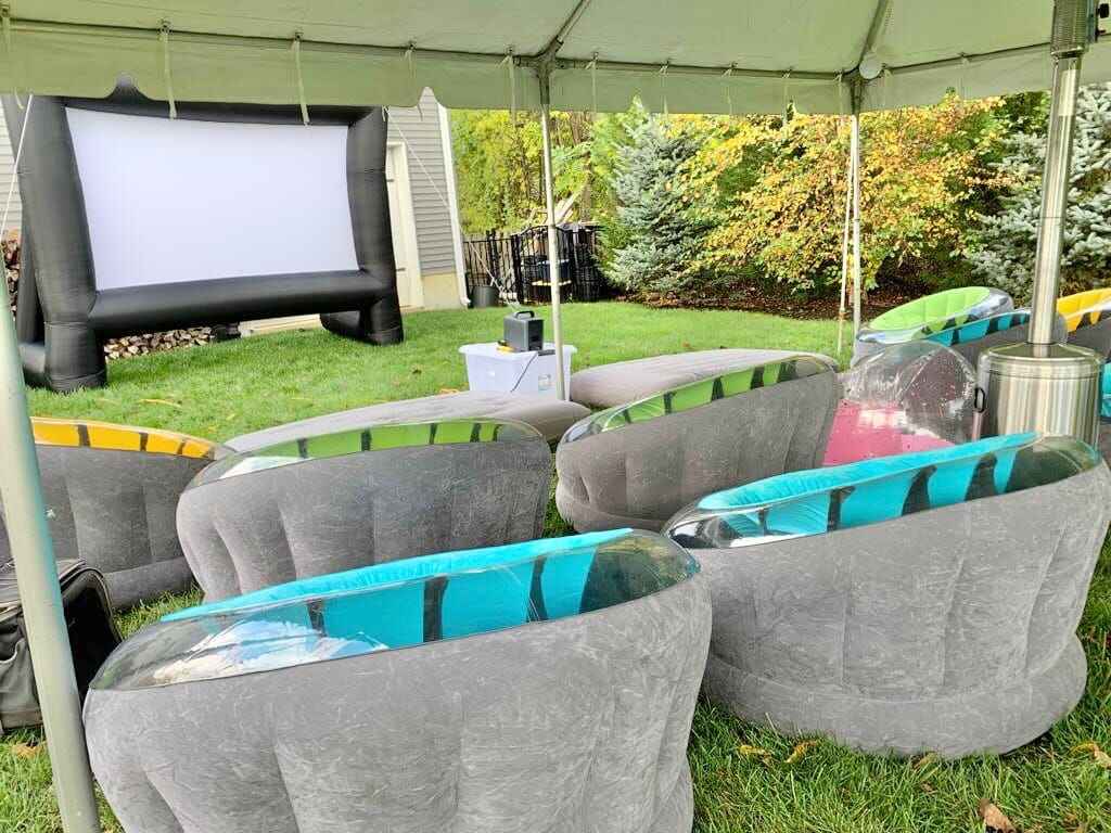 Outdoor Movie Rental - Parties, Special Events: SleepoverPartyShop
