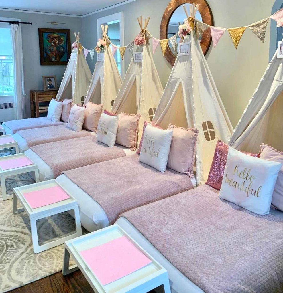 Top 8 Lux Glam Sleepover Party Ideas - Sleepover Party Shop